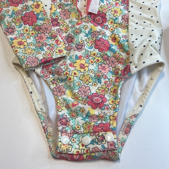 Jessica Simpson | Swim | Jessica Simpson Multicolor Floral Print Rash ...